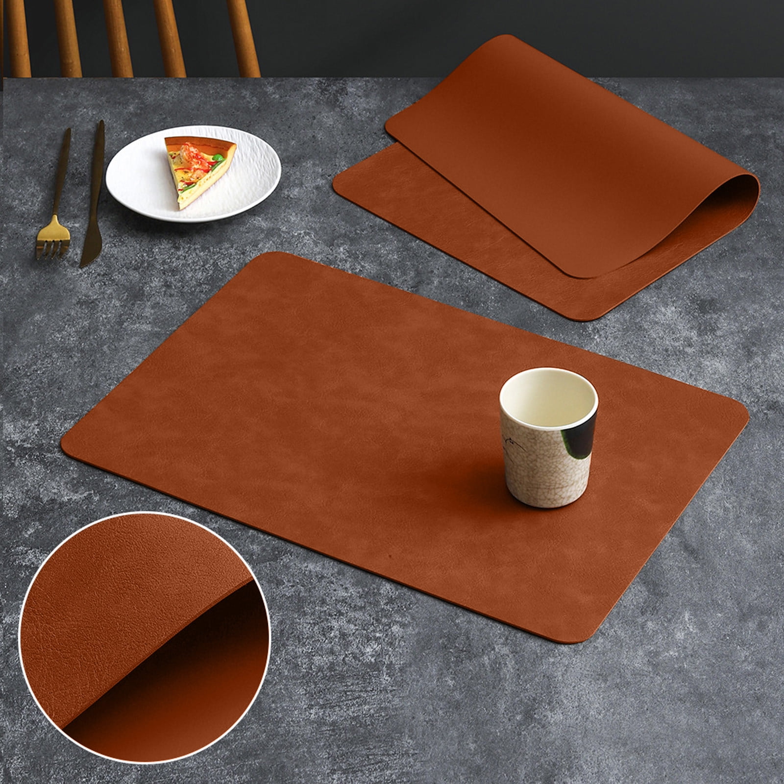 Harpi Placemats, Heat Resistant Non-Slip Place Mats for Dining Table ...