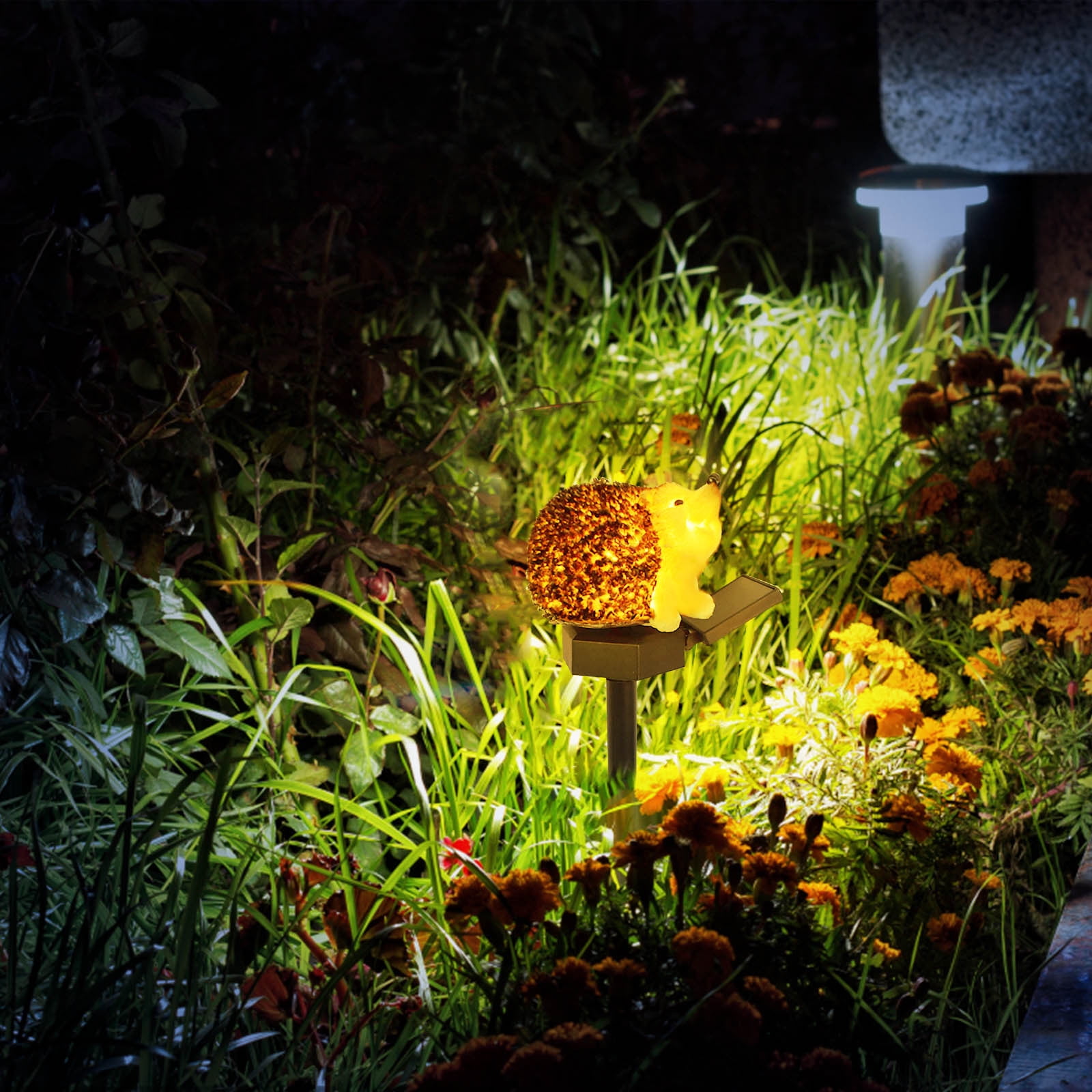 Harpi Solar Lights Outdoor Clearance, Resin Hedgehog Solar LED Light ...