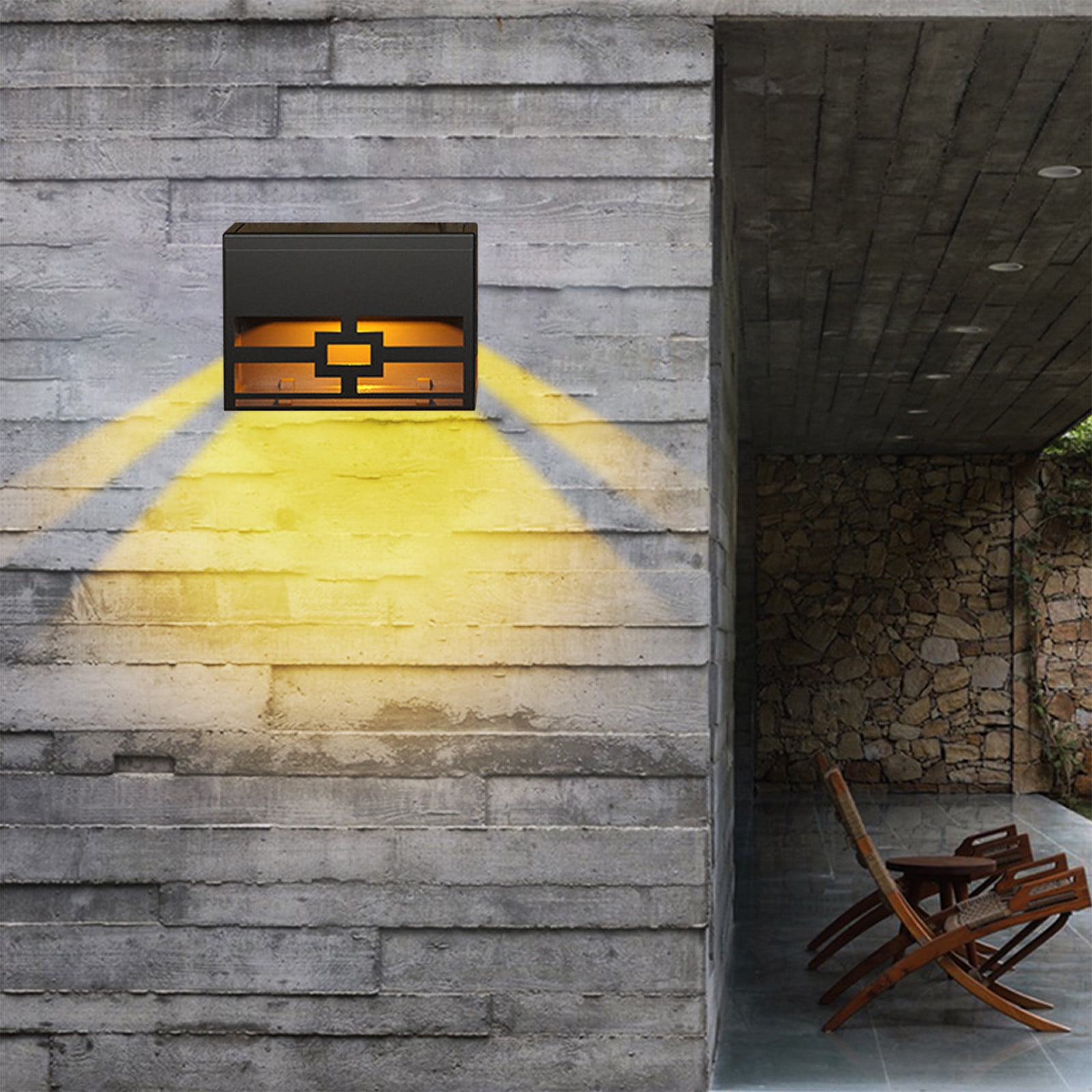 Harpi Wall Sconce Light Plug In, Solar Street Light, IP55 Waterproofs ...