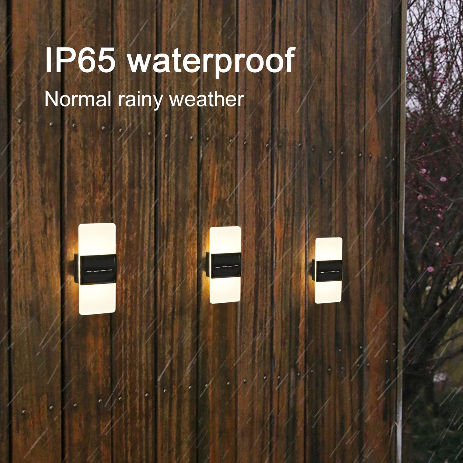 Harpi Wall Sconces Set of Two, Deals of the Day Clearance, 2pcs Solar ...