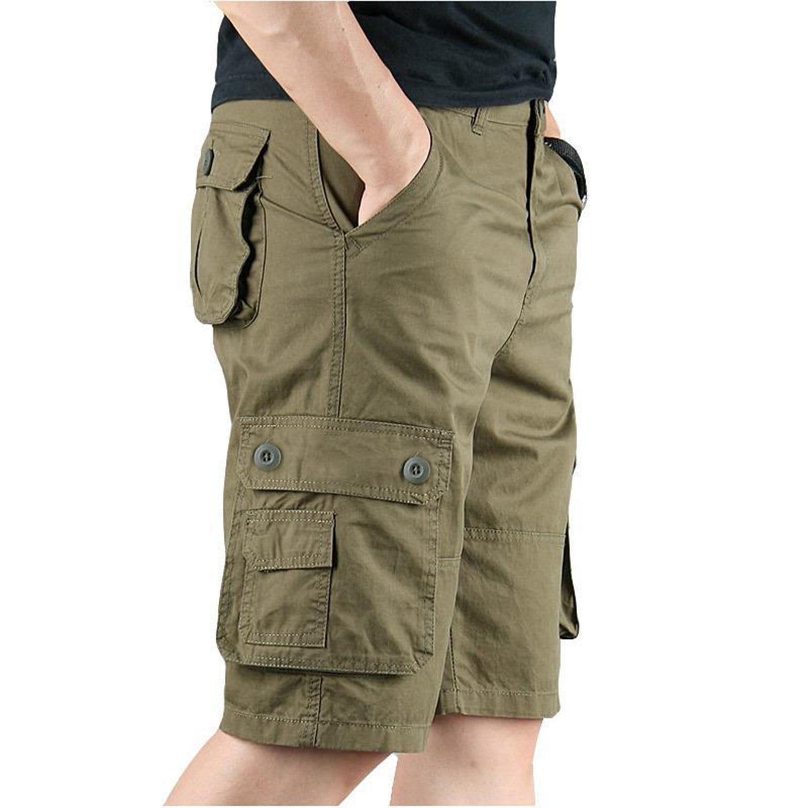 Harpily Cargo Pants For Men Solid Color With Multi-pocket And Fashion ...