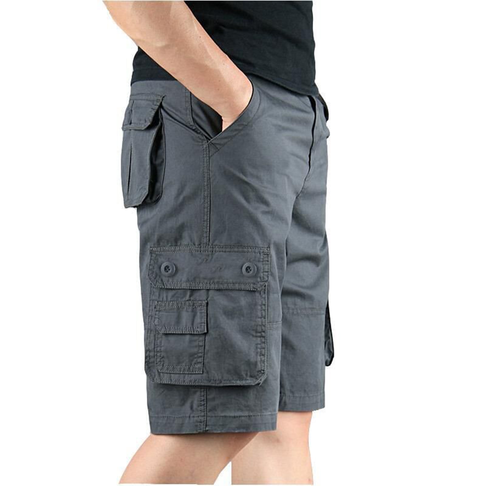 Harpily Cargo Pants For Men Solid Color With Multi-pocket And Fashion ...