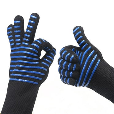 1 PAIR Extreme Heat Resistant Gloves BBQ Grilling Cooking 1472℉ Mitts Oven-NEW - Walmart.com