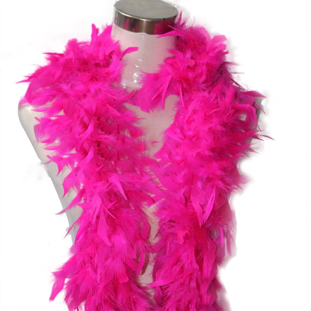 Harpily Scarf Quality White Feather Boa Flapper Hen Night Burlesque ...