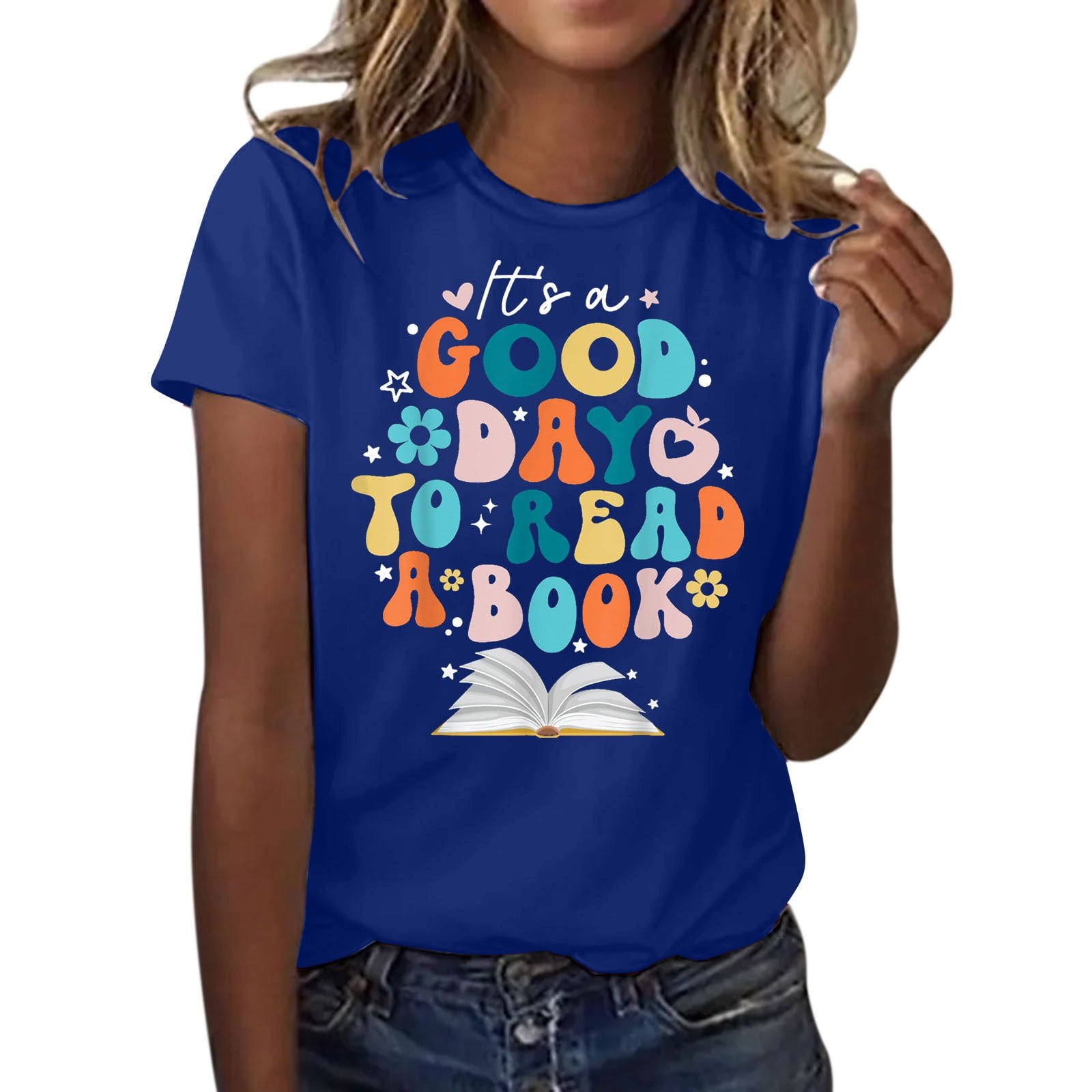 Harpily Shirts for Women It's A Good Day To Read A Book World Book Day ...