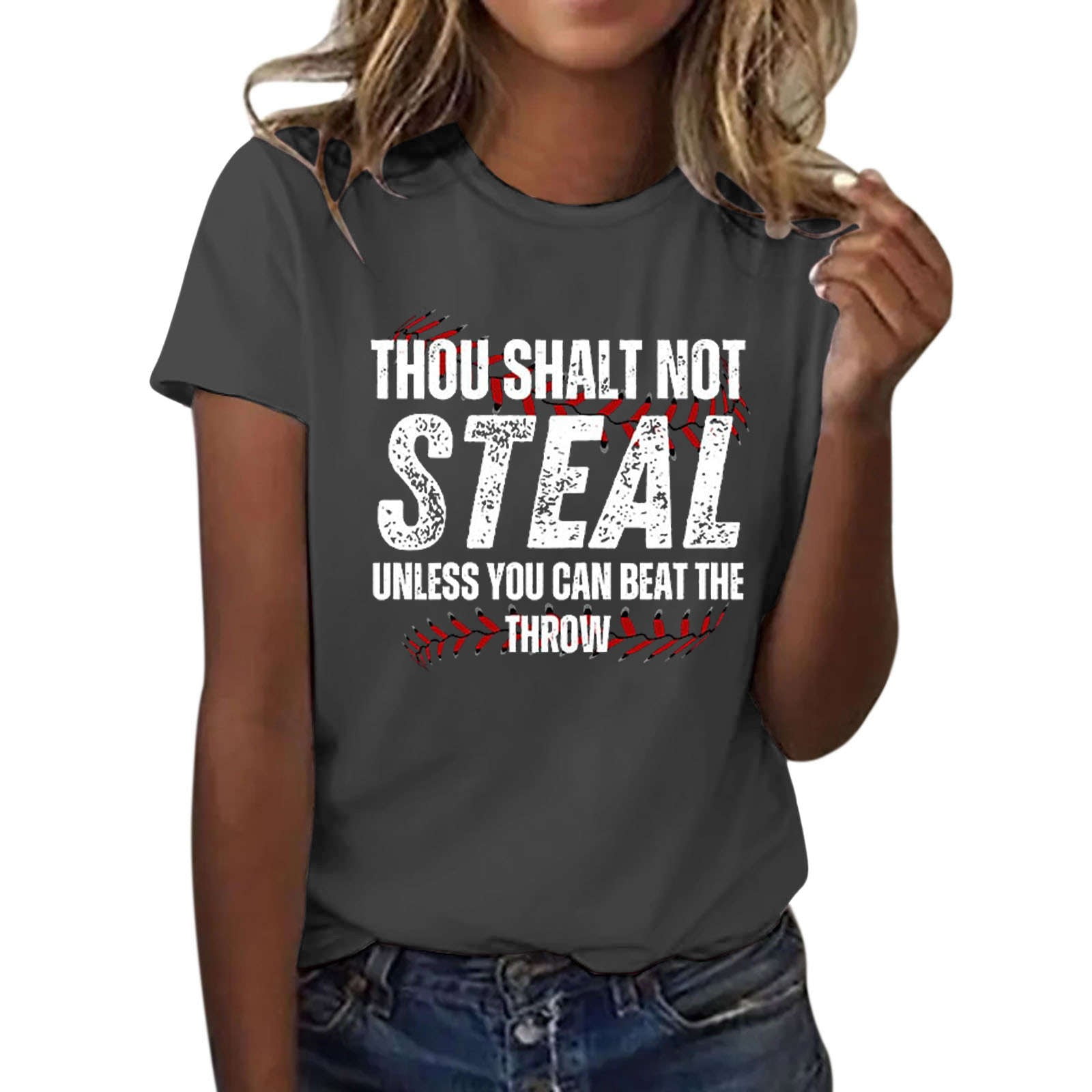 Harpily Shirts for Women Thou Shall Not Steal Unless You Can Beat The ...