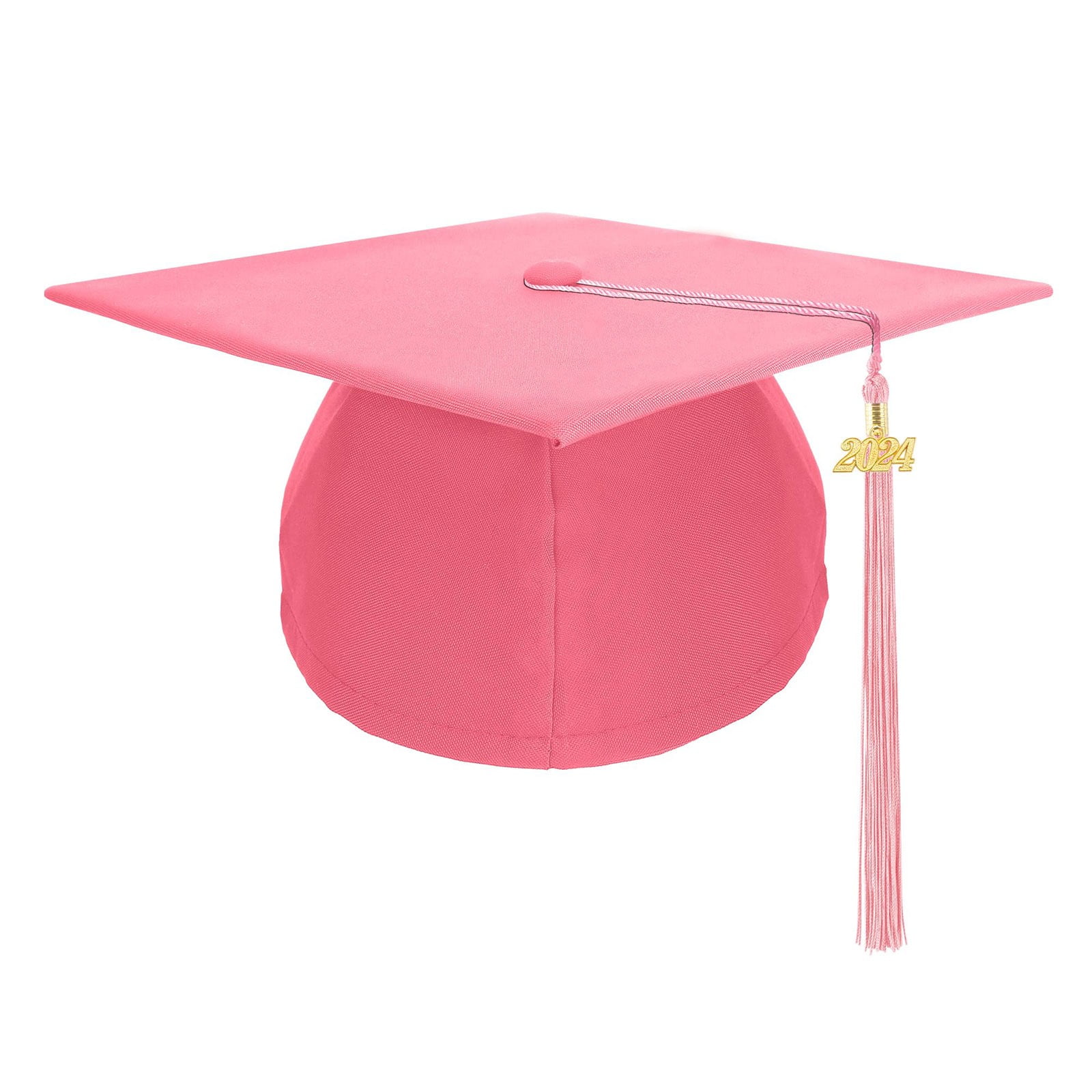 Harpily Women French Beret Hat Graduation Cap With 2024 Tassel Black ...