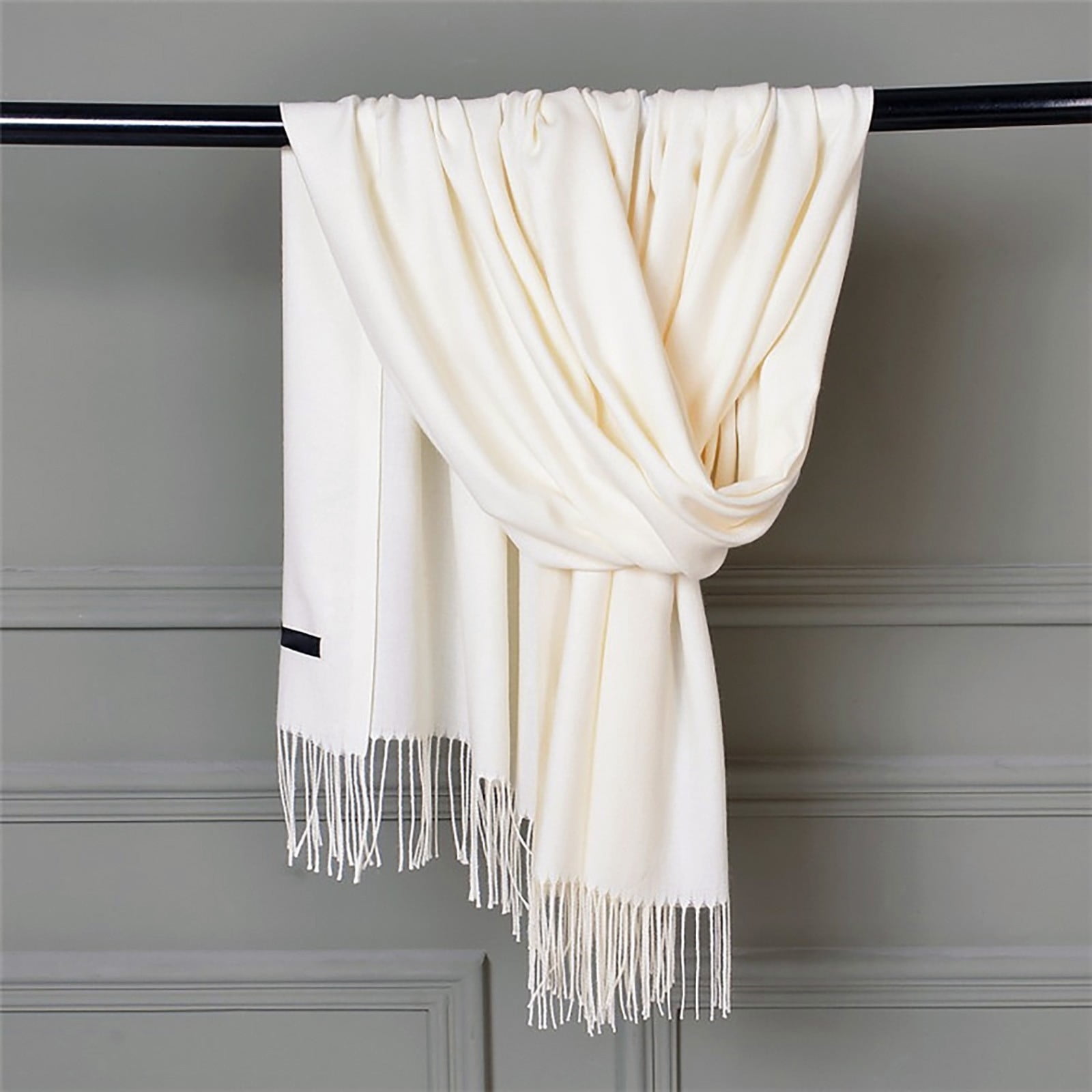 Harpily Women Scarf Pashmina Scarf Soft Solid Plain Shawl Wrap Fashion ...