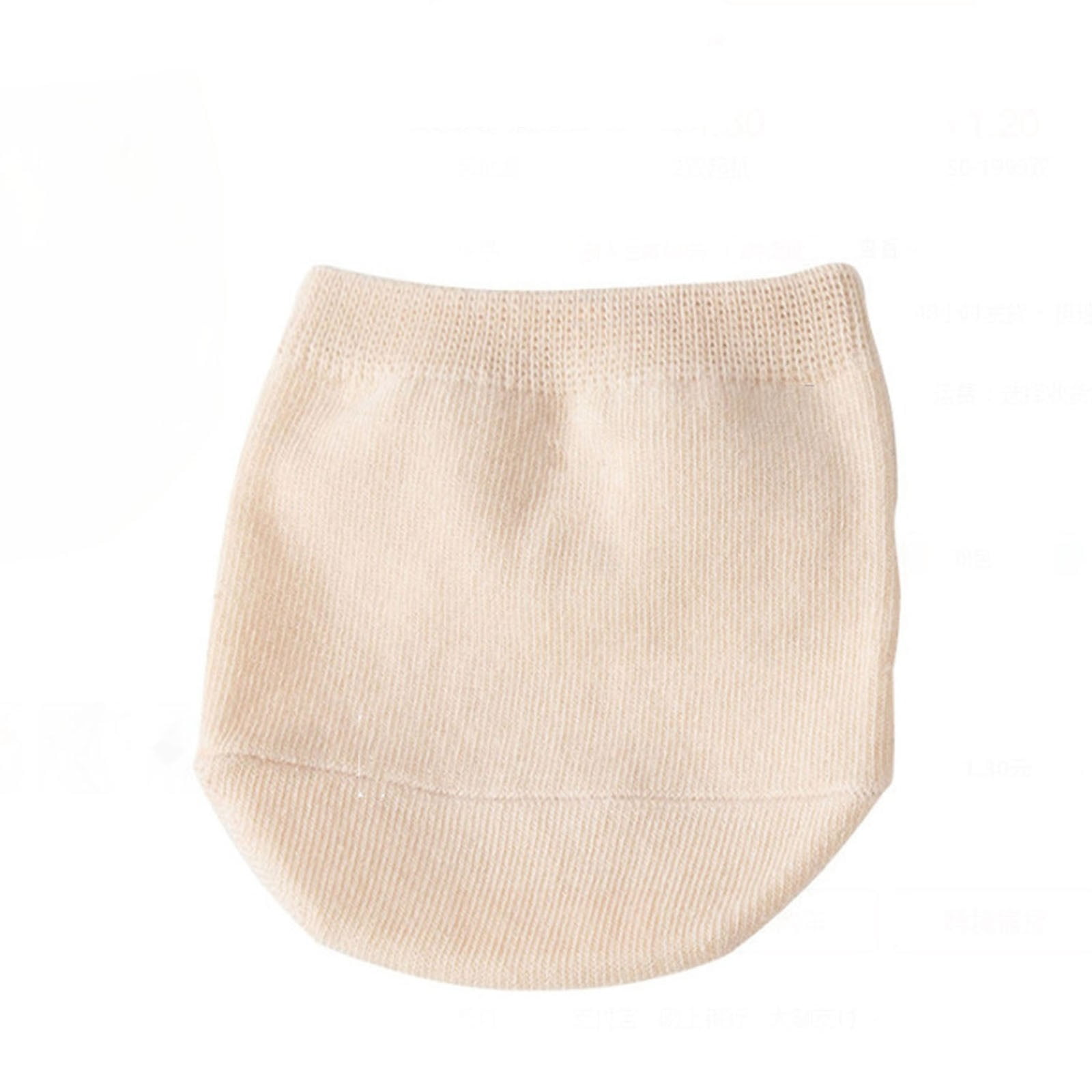 Harpily Women's No Show Liner Socks Cotton Half Socks Toe Topper Liner ...