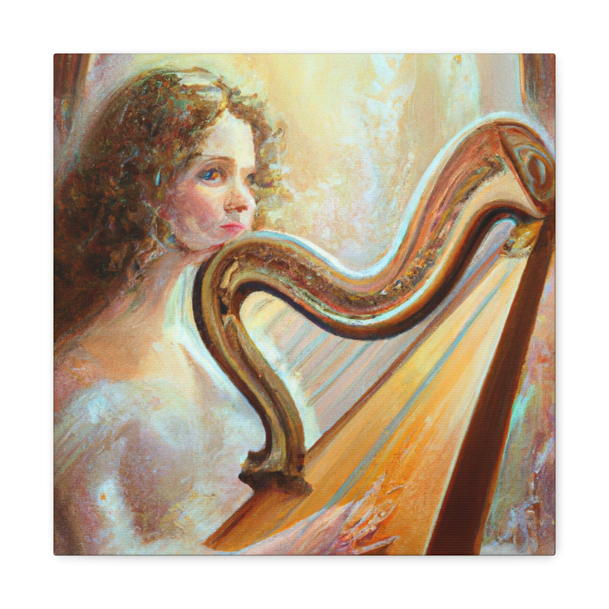 Harping on Rococo - Canvas - Walmart.com