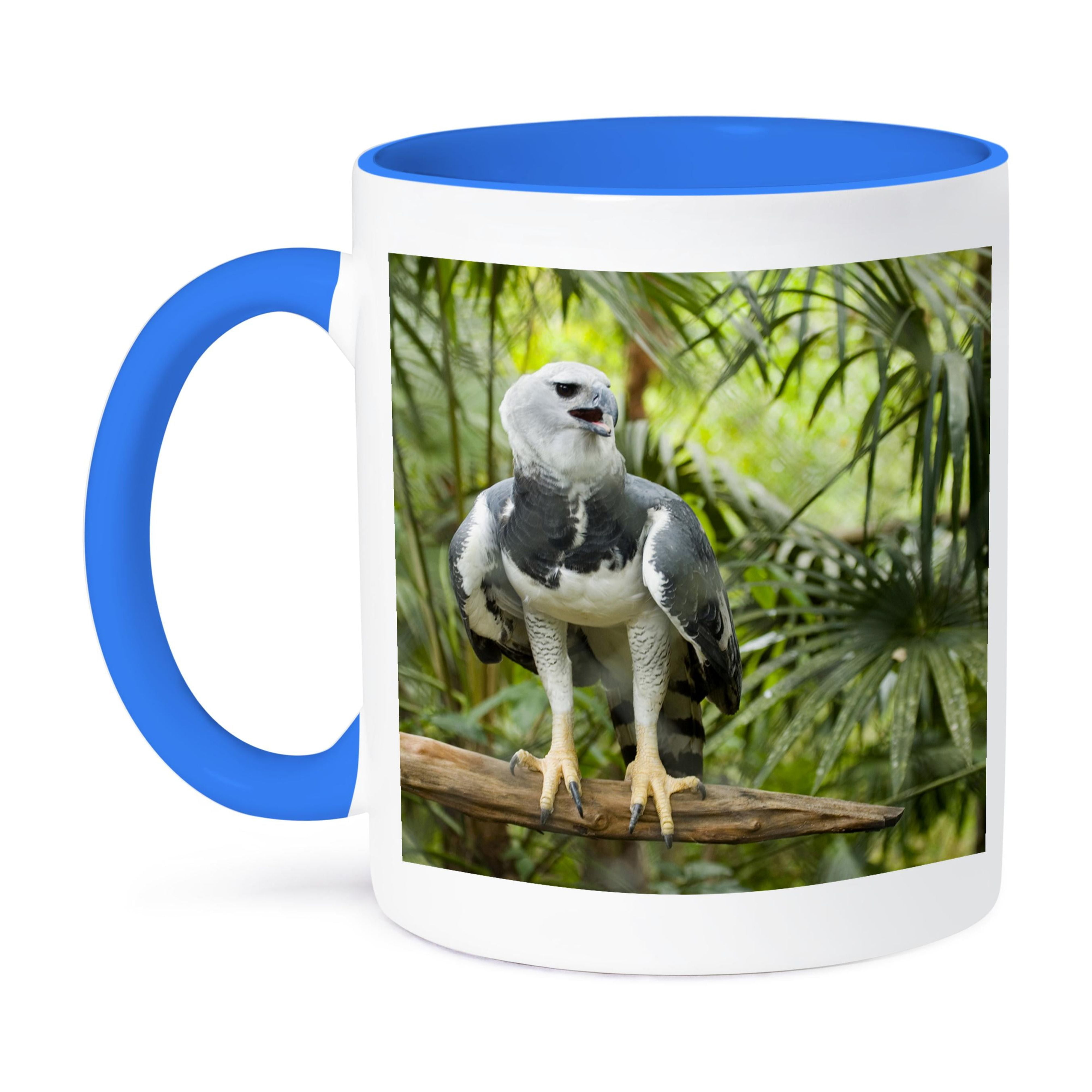 3dRose, Harpy Eagle, Belize Zoo, Belize - SA02 JME0245 - John and Lisa Merrill, 11oz Two-Tone ...