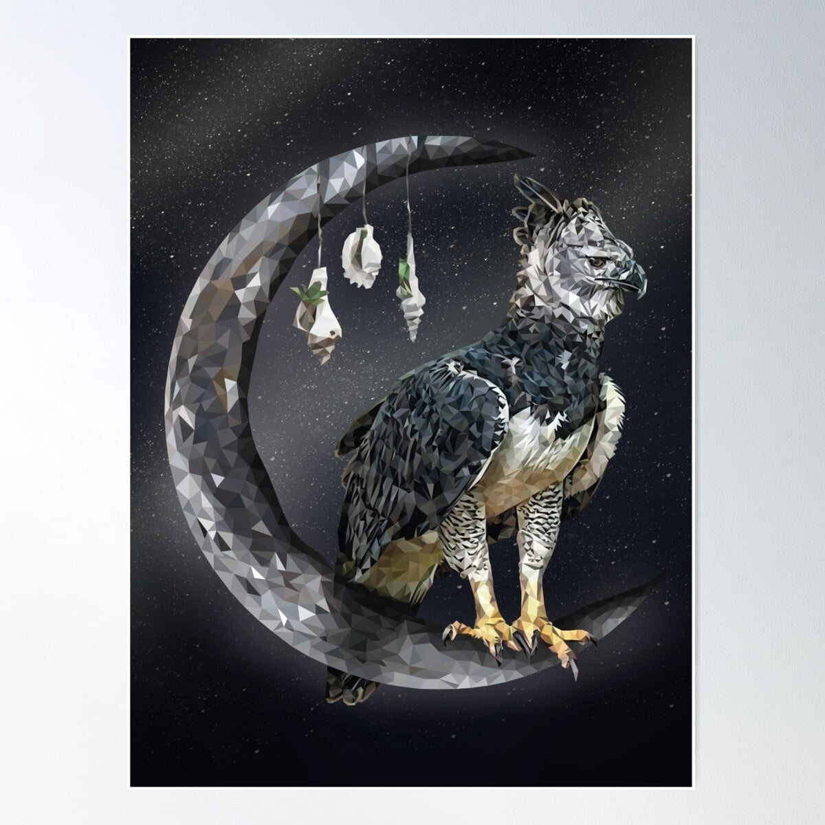 Harpy Eagle Poster Wall Art, Modern Wall Decor For Living Room Bedroom ...