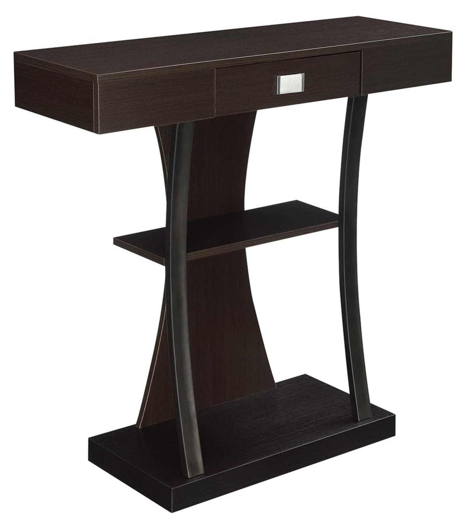 Harri Console Table 36" - Modern Sofa Table with Storage Shelves, One Drawer Narrow Entryway ...