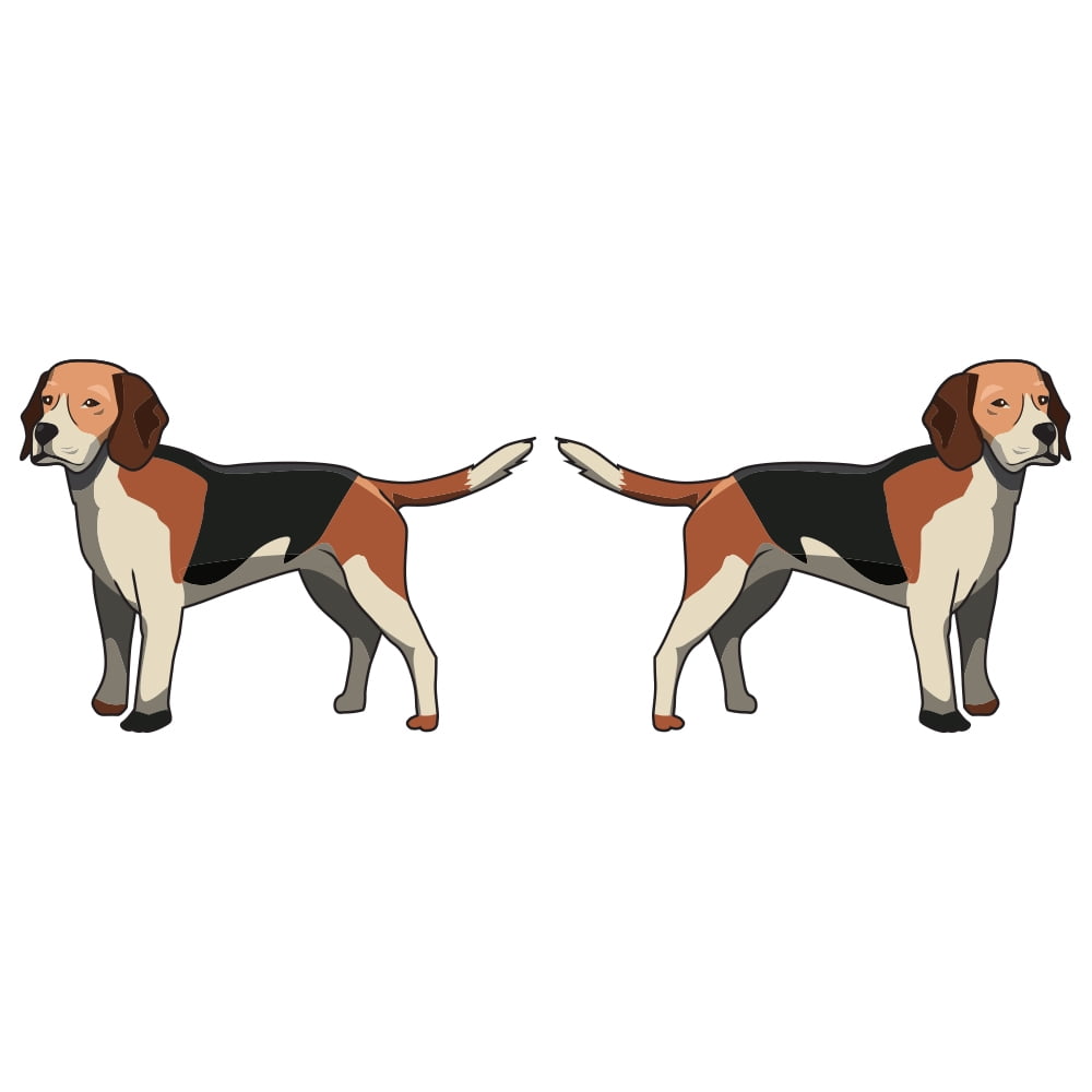 Harrier Decal | Indoor/Outdoor | Dog Lover Super Cute Sticker for SUV ...