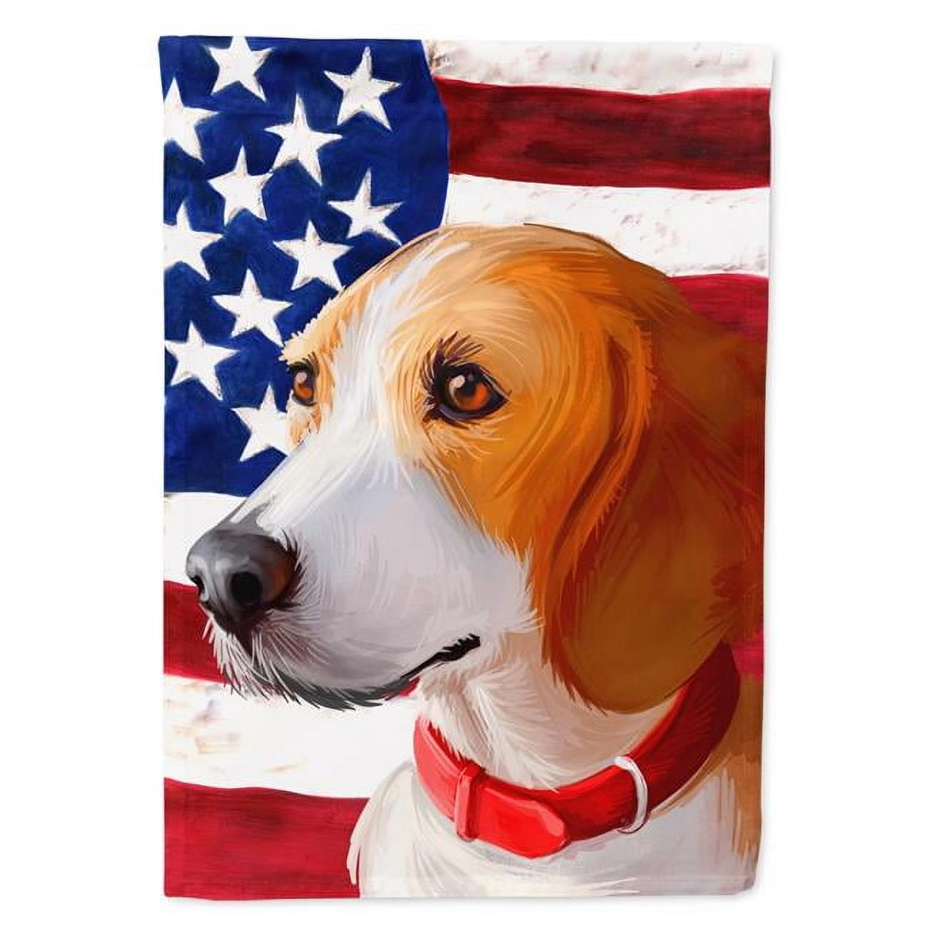 Harrier Dog American Flag Flag Garden Size - Walmart Business Supplies