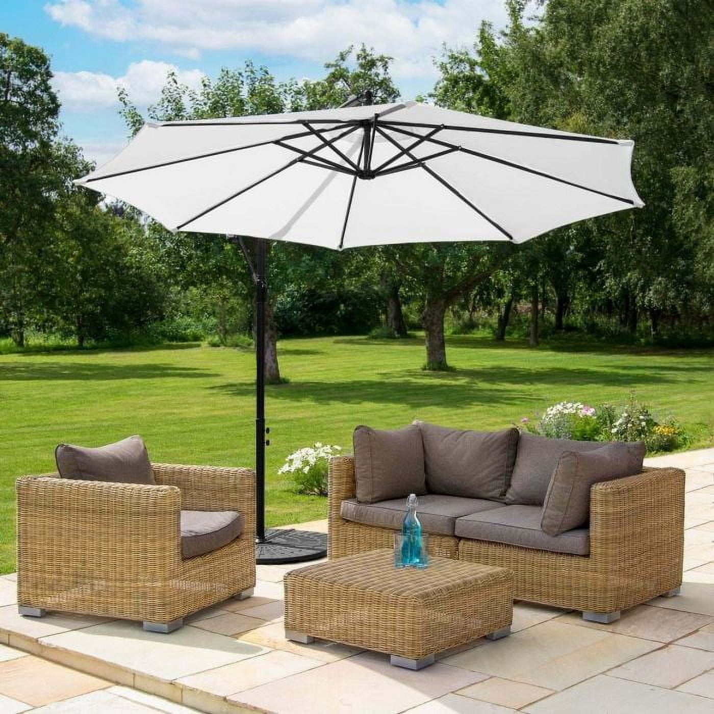 Harrier Overhanging Cantilever Parasol – Adjustable, Weather-Resistant ...