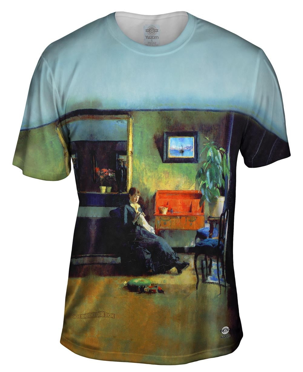 Harriet Backer - Blatt interior 1883 Mens T-Shirt All Over Print ...