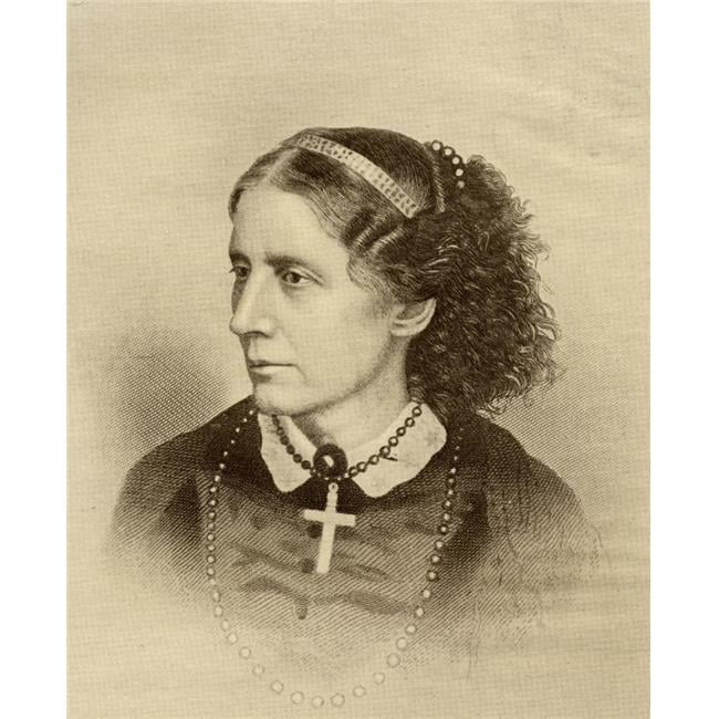 Harriet Beecher Stowe, 1811-1896 American Writer & Abolitionist From The Book The Masterpiece ...