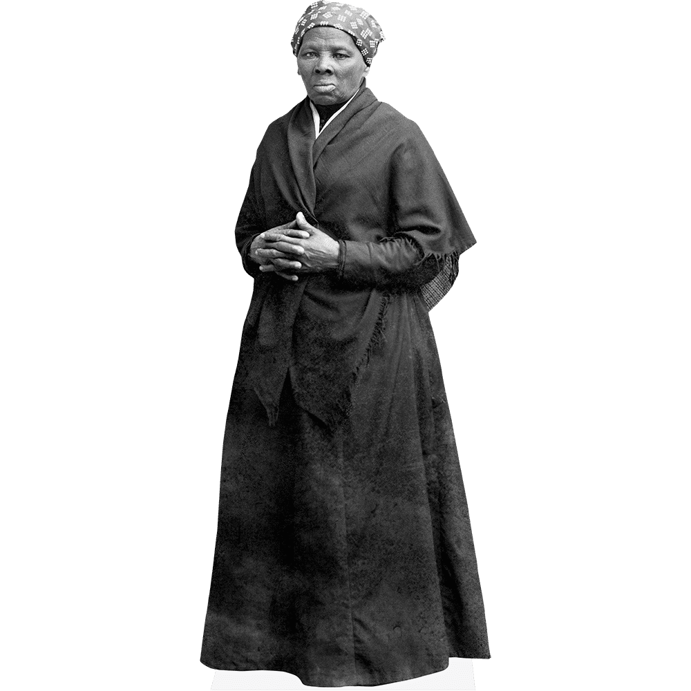 Harriet Tubman (BW) Mini Cardboard Cutout Standee - Walmart.com