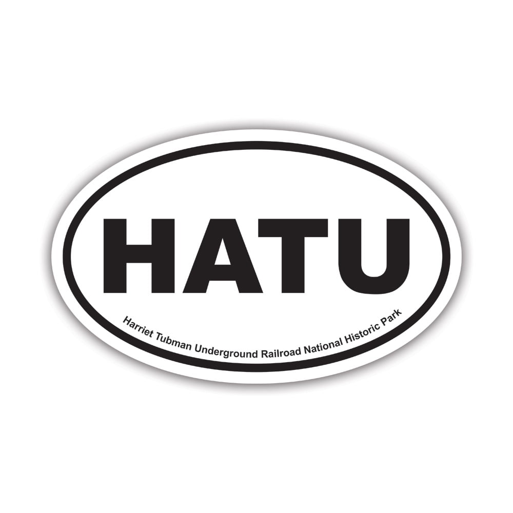 Harriet Tubman Underground Railroad National Historic Park Hatu Oval Sticker Decal Self