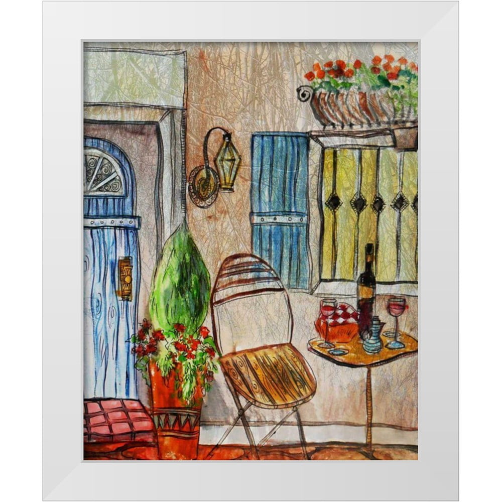 Harrington, Danielle 12x14 White Modern Wood Framed Museum Art Print ...