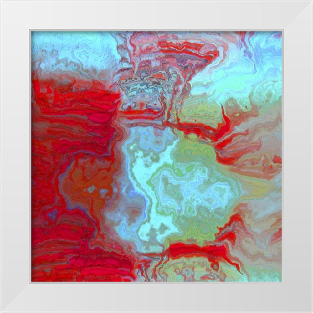 Harrington, Danielle 26x26 White Modern Wood Framed Museum Art Print ...