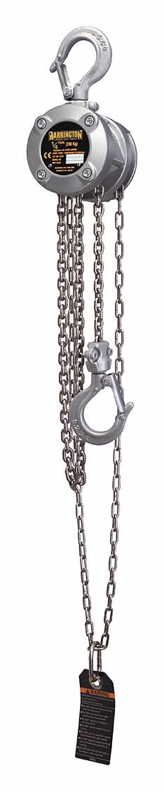 Harrington Mini Chain Hoist,500 lb.,Lift 10 ft. CX003-10 - Walmart.com