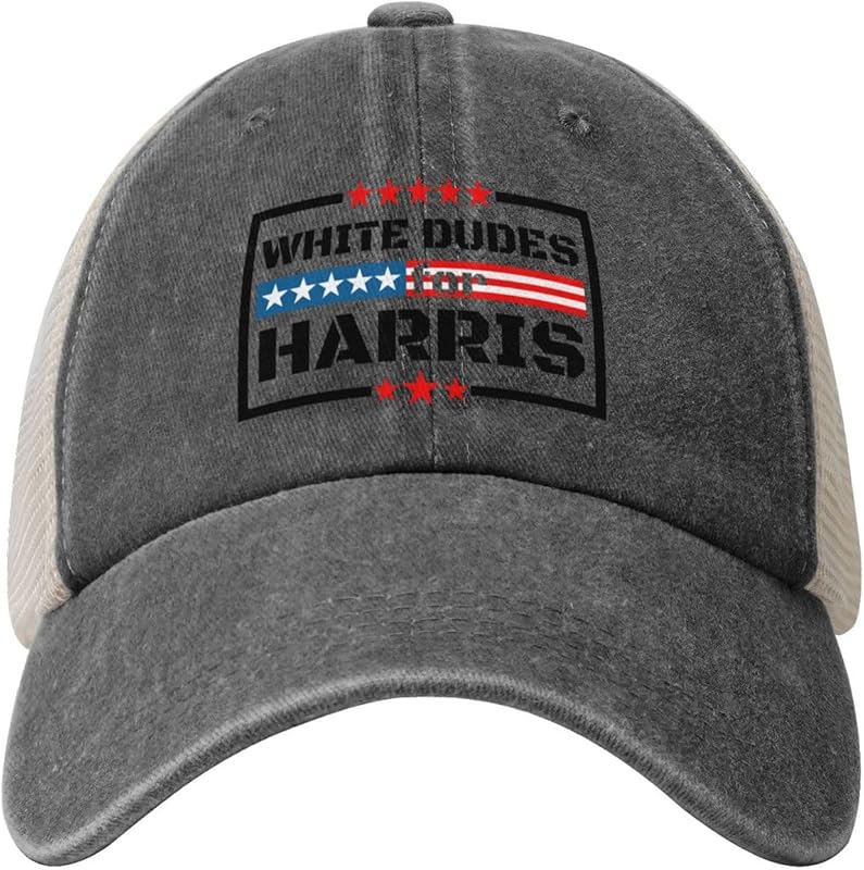 Harris 2024 Hat Kamala Harris Hat White Dudes for Harris Hat - Walmart.com
