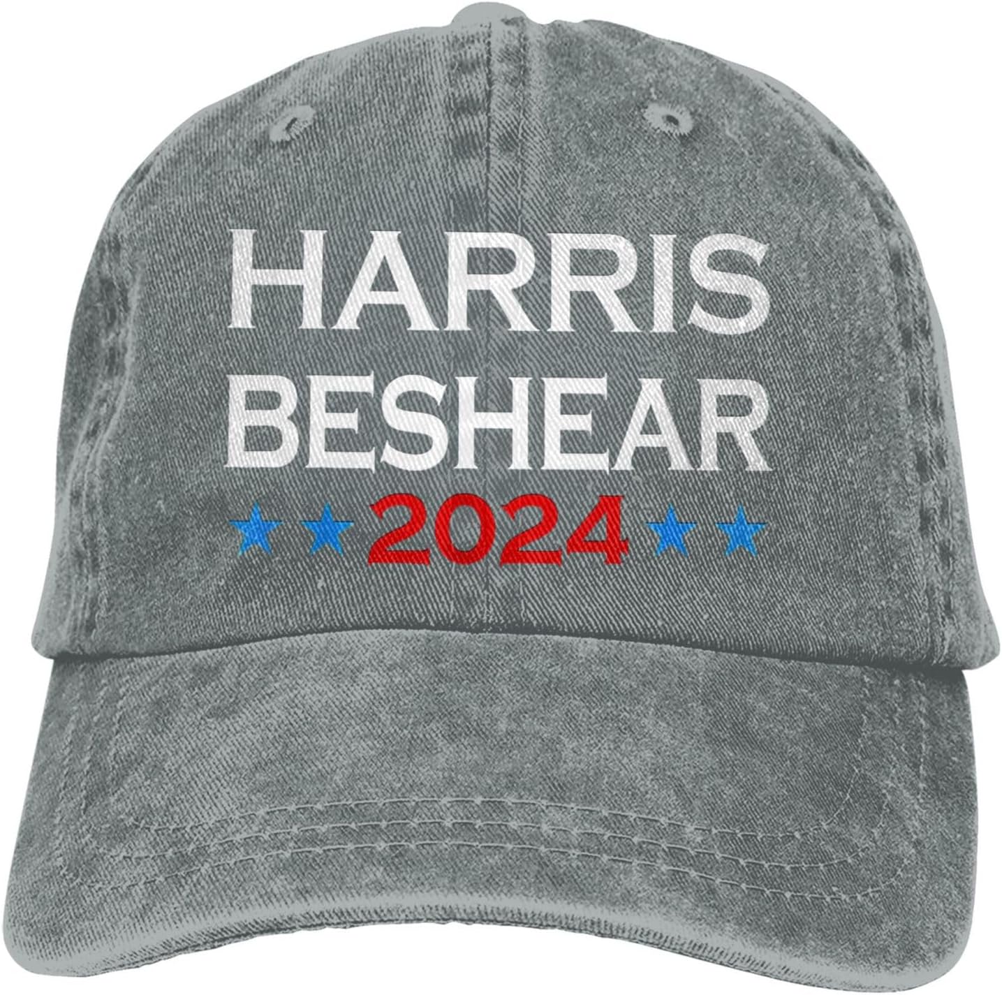 Harris Beshear 2024 Hat Denim Kamala Harris Andy Beshear 2024 Hat ...