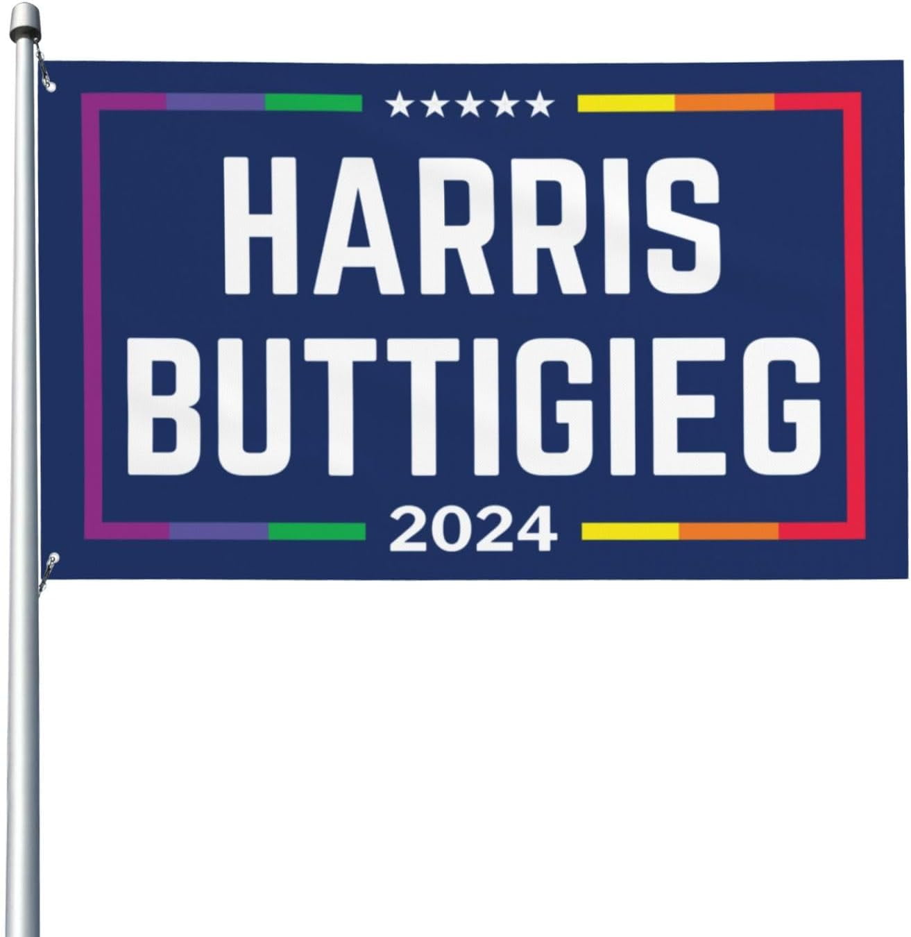 Harris Buttigieg 2024 Flag 3x5 Blue, Kamala Harris 2024 Harris For ...