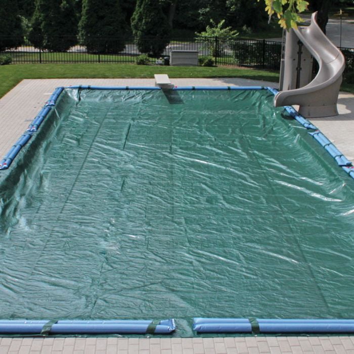 Harris Commercial-Grade Solid Winter Pool Cover, 16' x 32', with Mesh ...