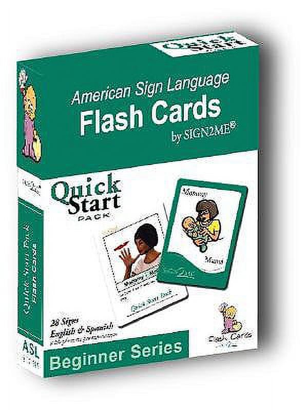 Harris Communications N261 Sign2Me ASL Flash Cards - Quick Start Pack ...