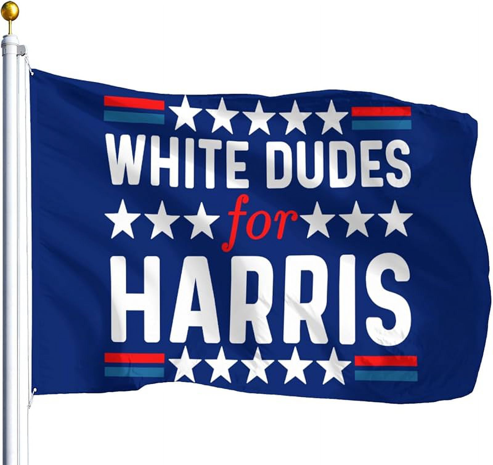 Harris Flag Kamala Harris Flag White Dudes For Harris Flag - Walmart.com