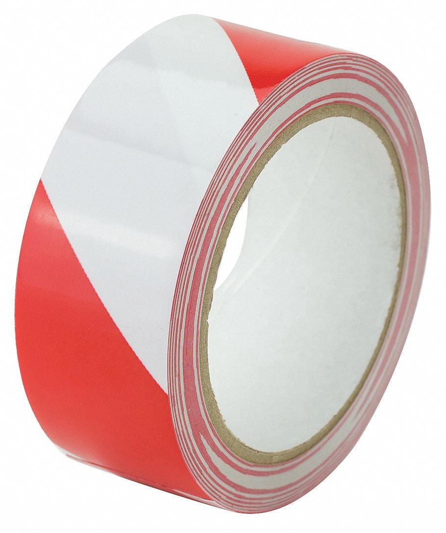 Harris Floor Tape,Red/White,1 1/2 inx54 ft,Roll 20TD65 - Walmart.com