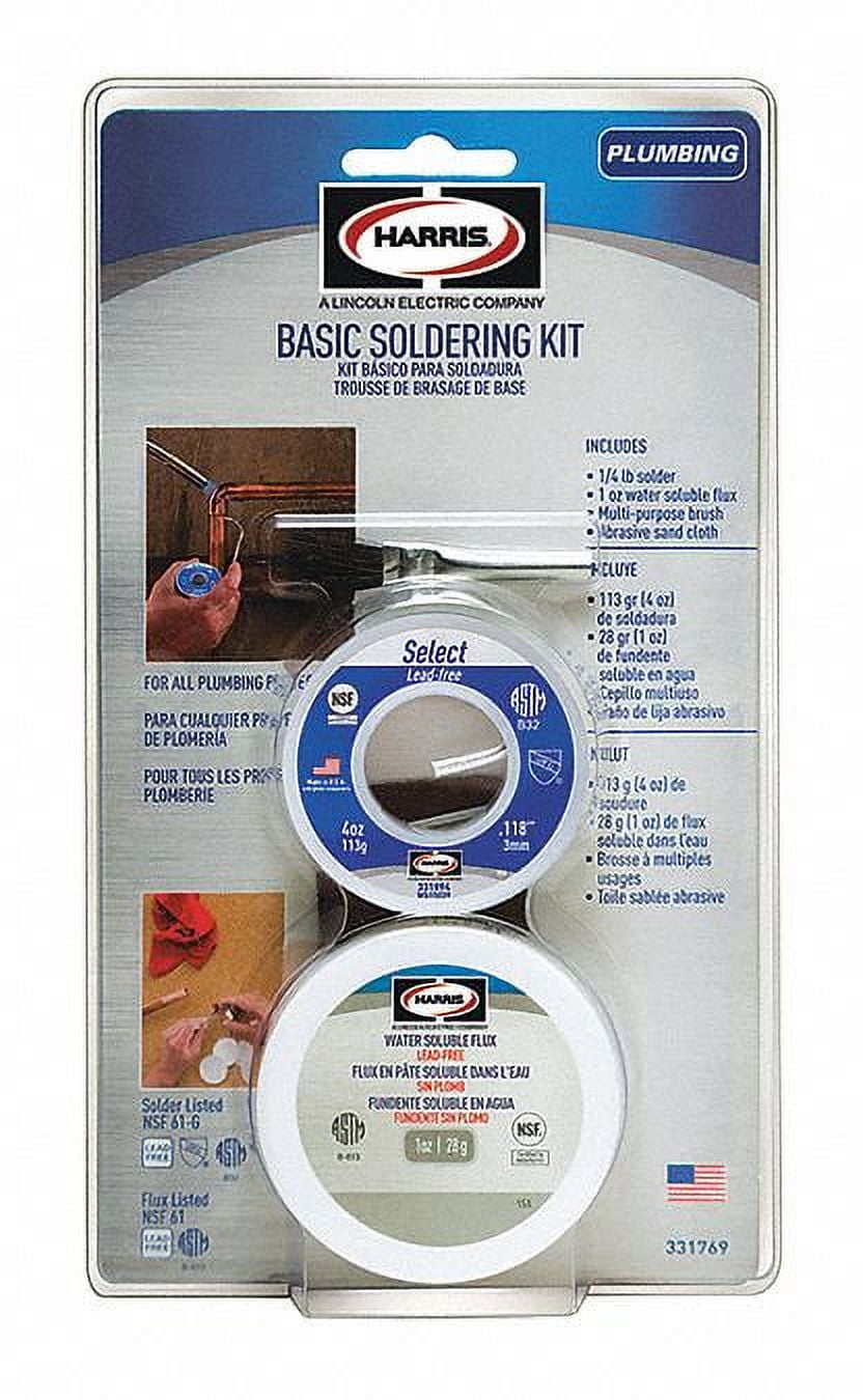 Harris HARRIS 4pc Select Solder Wire & Flux Kit 331769 - Walmart.com