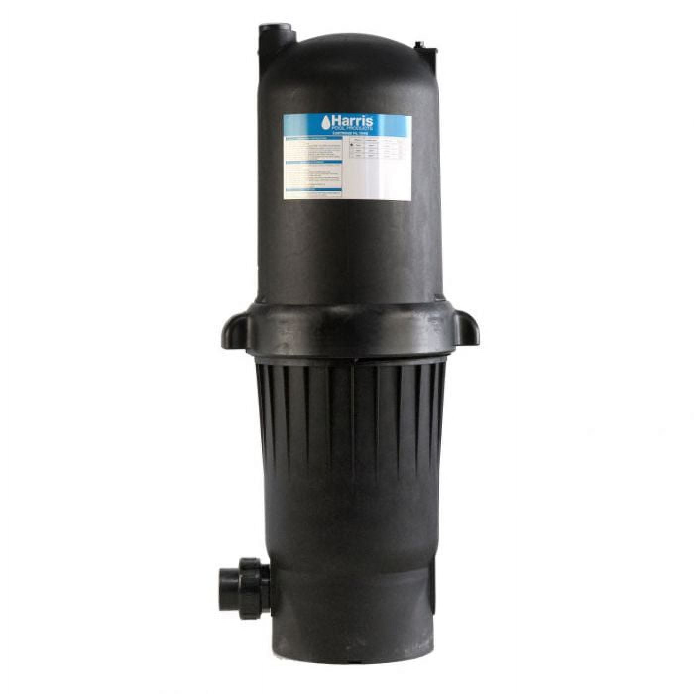 Harris Inground Pool Cartridge Filter, 120 Sq Ft, Water Filtration Tank ...