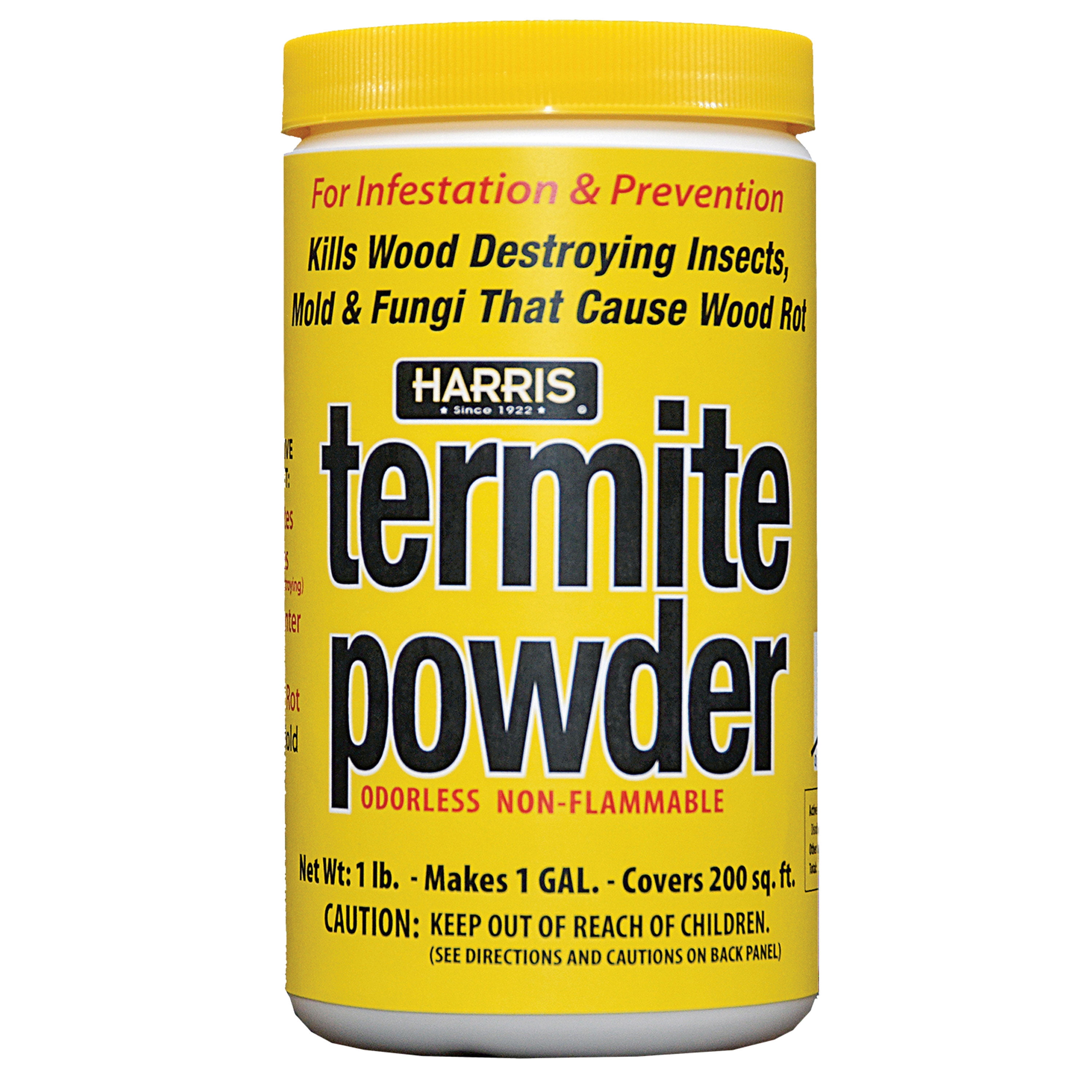 Harris Insecticide Termite Powder, Wood Destroying Pests Treatment, 1 ...