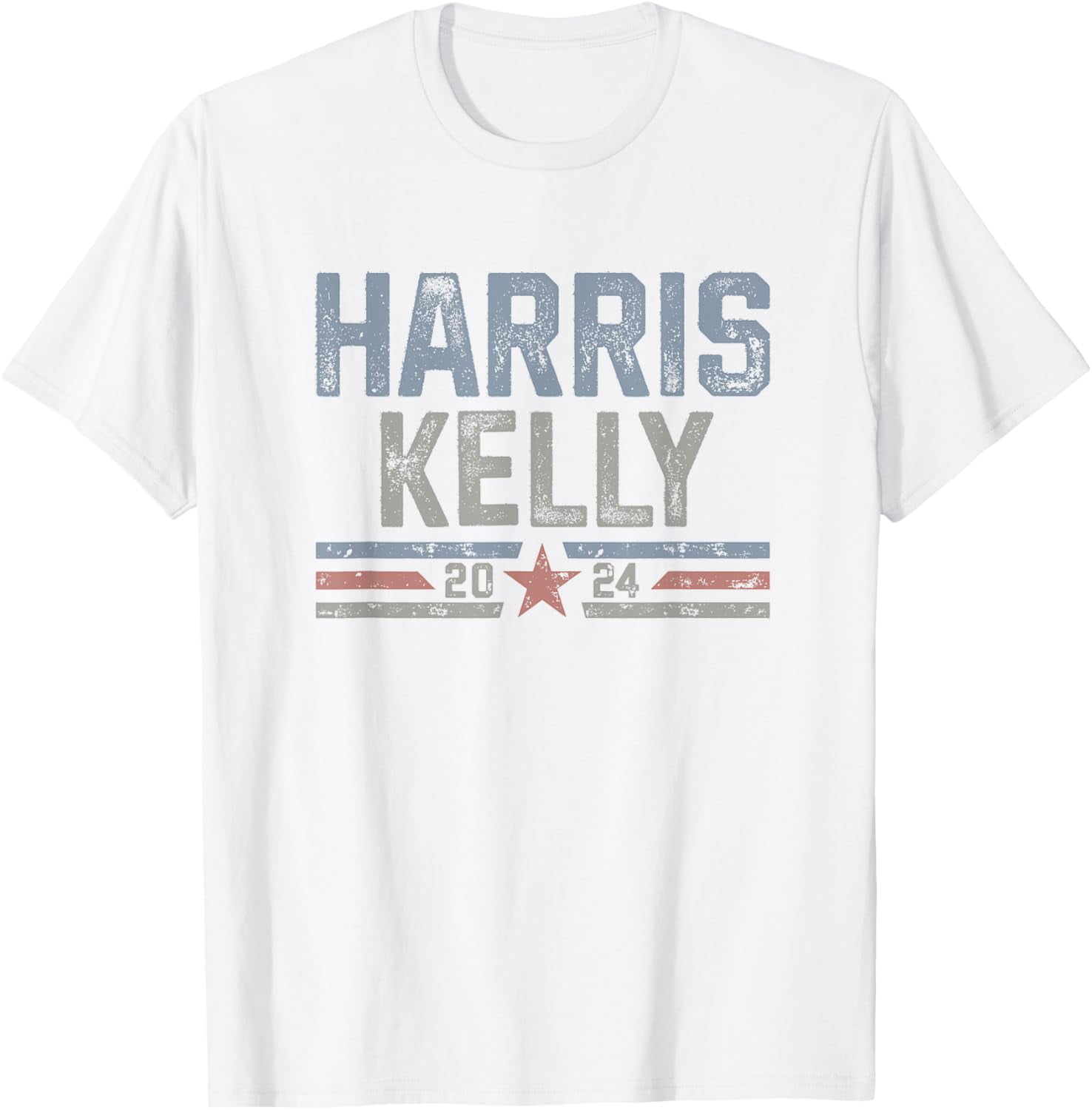 Harris Mark Kelly 2024 Faded Harris Kelly 2024 T-Shirt - Walmart.com