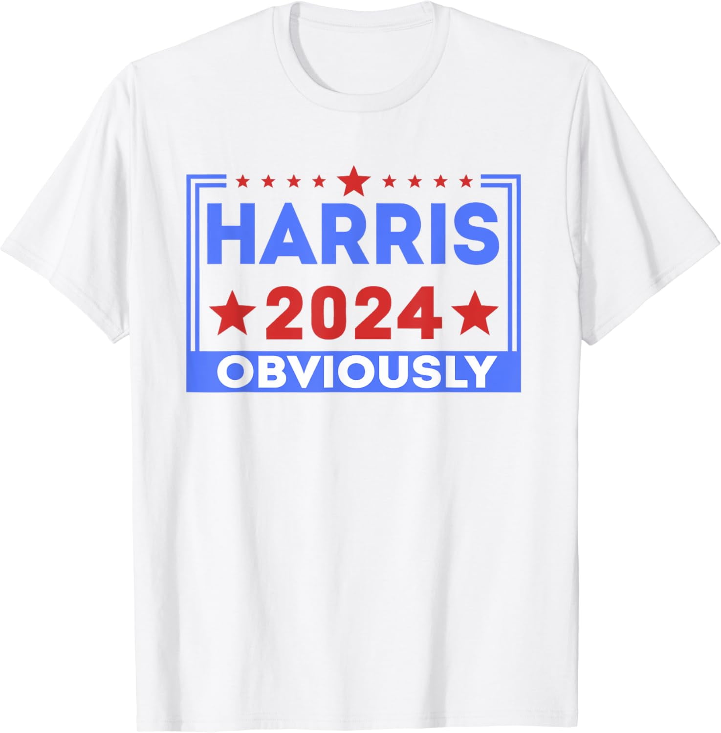 Harris Obviously A Vote For 2024 President Kamala Harris T-Shirt ...
