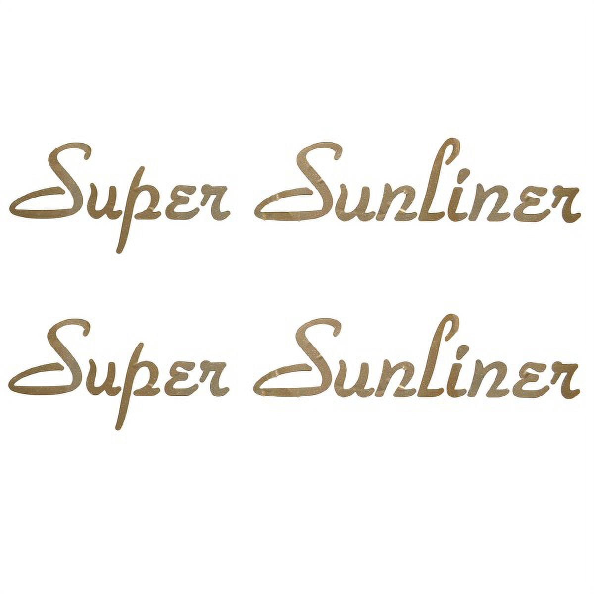 Harris Pontoon Boat Decal Stickers | Super Sunliner Gold (Pair ...