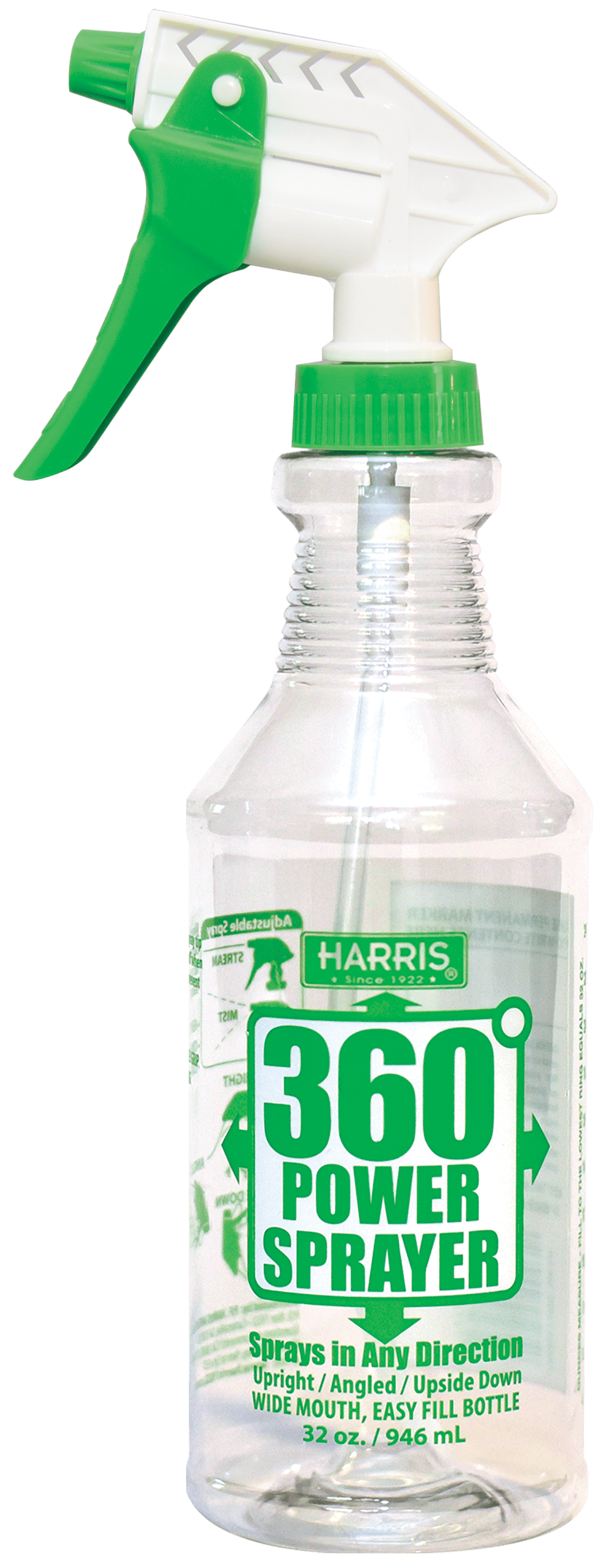 PF Harris 360° Degree Power Spray Bottle 32 oz with Adjustable Nozzle ...