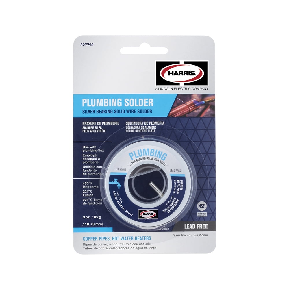 Harris Products Group Silver Plumbing Solder 3oz - Walmart.com