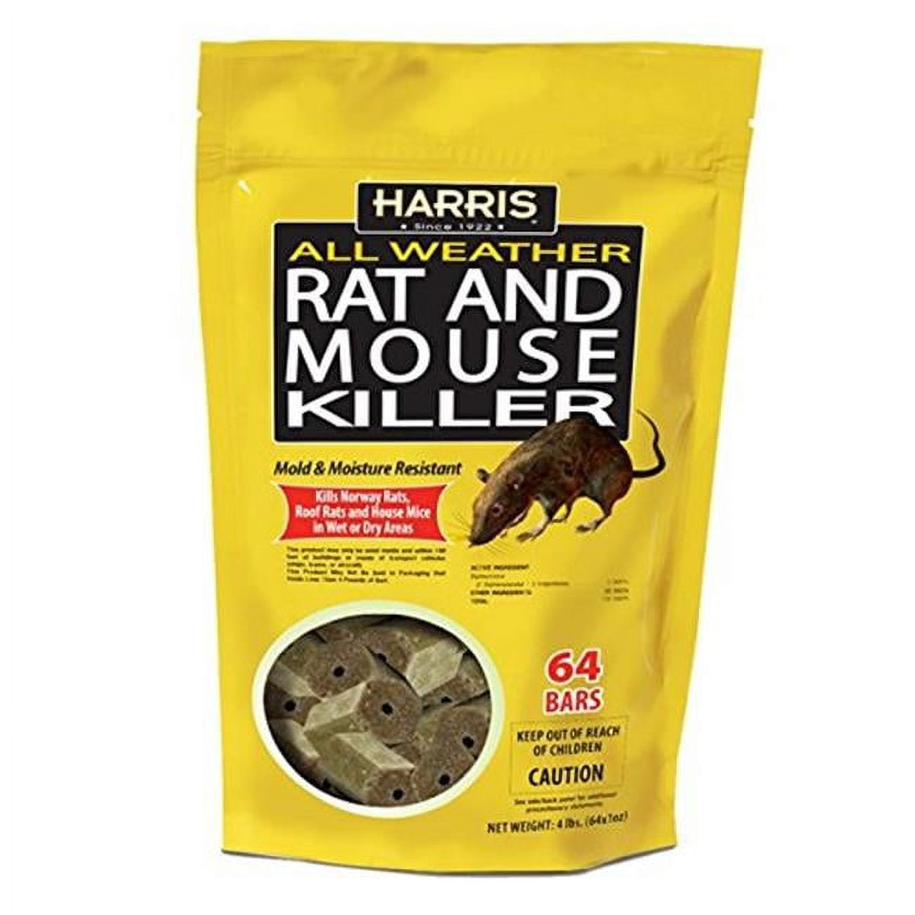 Harris All Weather Poison Rodent Block, Rat & Mouse Killer Bars for ... Harris All Weather Poison Rodent Block, Rat & Mouse Killer Bars for ...