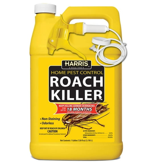 Harris Roach Killer, Liquid JKF25 Spray with Odorless and Non-Staining ...
