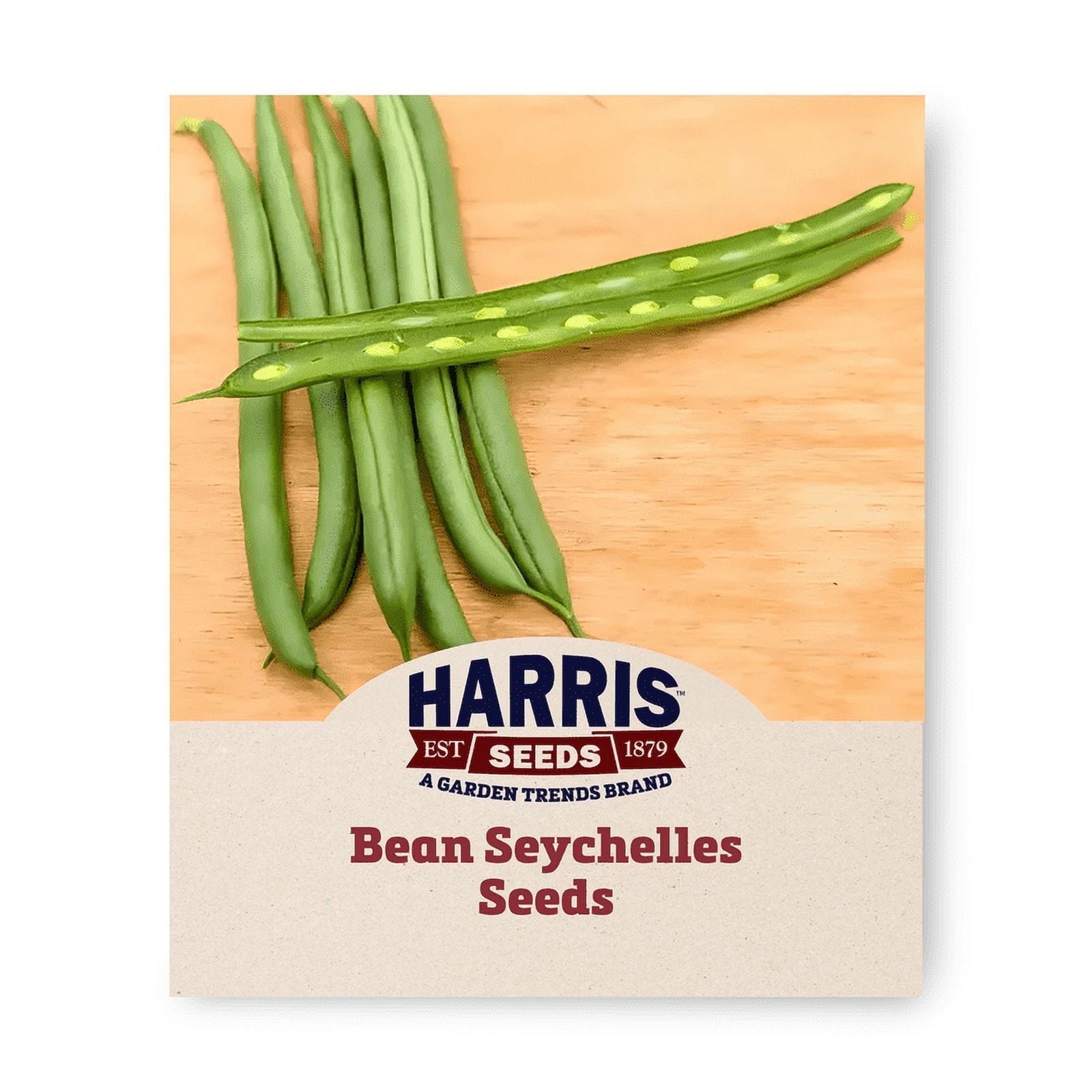 Harris Seeds 50 Organic Pole Bean Seychelles Plant Seeds, Disease ...