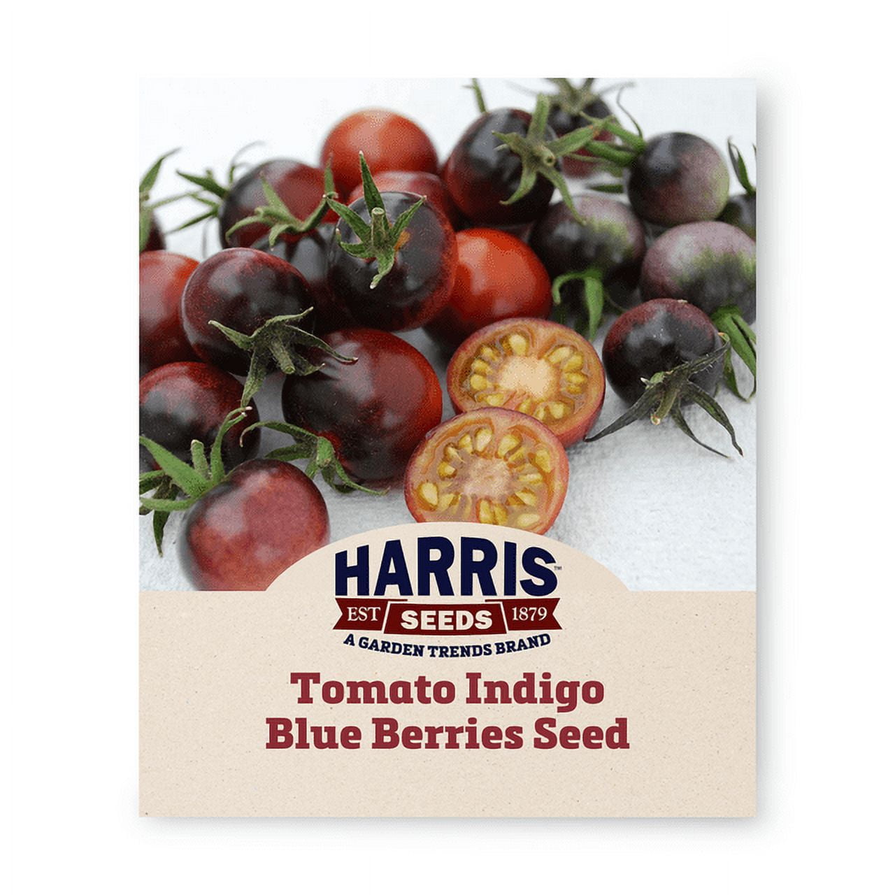 Harris Seeds - Organic Cherry Indigo Blue Berries Tomato Seeds - 100 ...