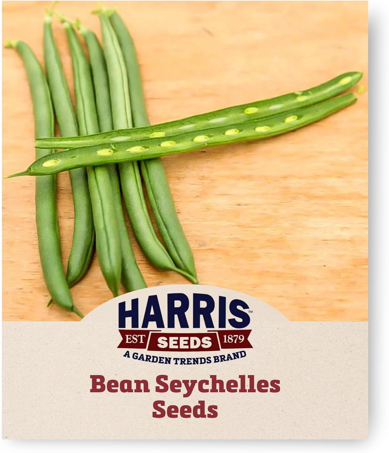 Harris Seeds - Green Bean Seeds - Seychelles - Pole Organic Non-GMO ...
