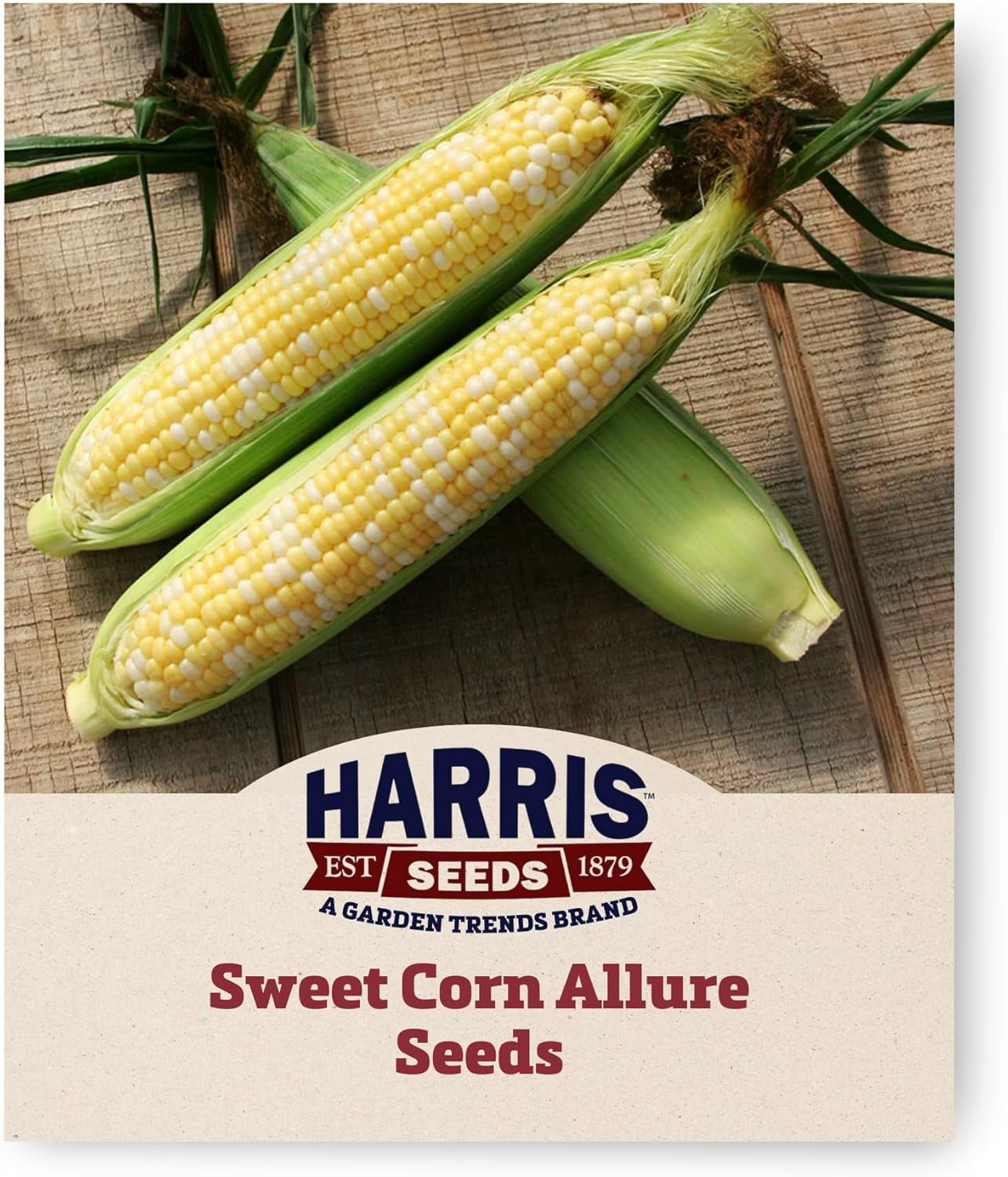 Harris Seeds - Organic Sweet Corn Seeds Allure F1 Variety Bicolor ...