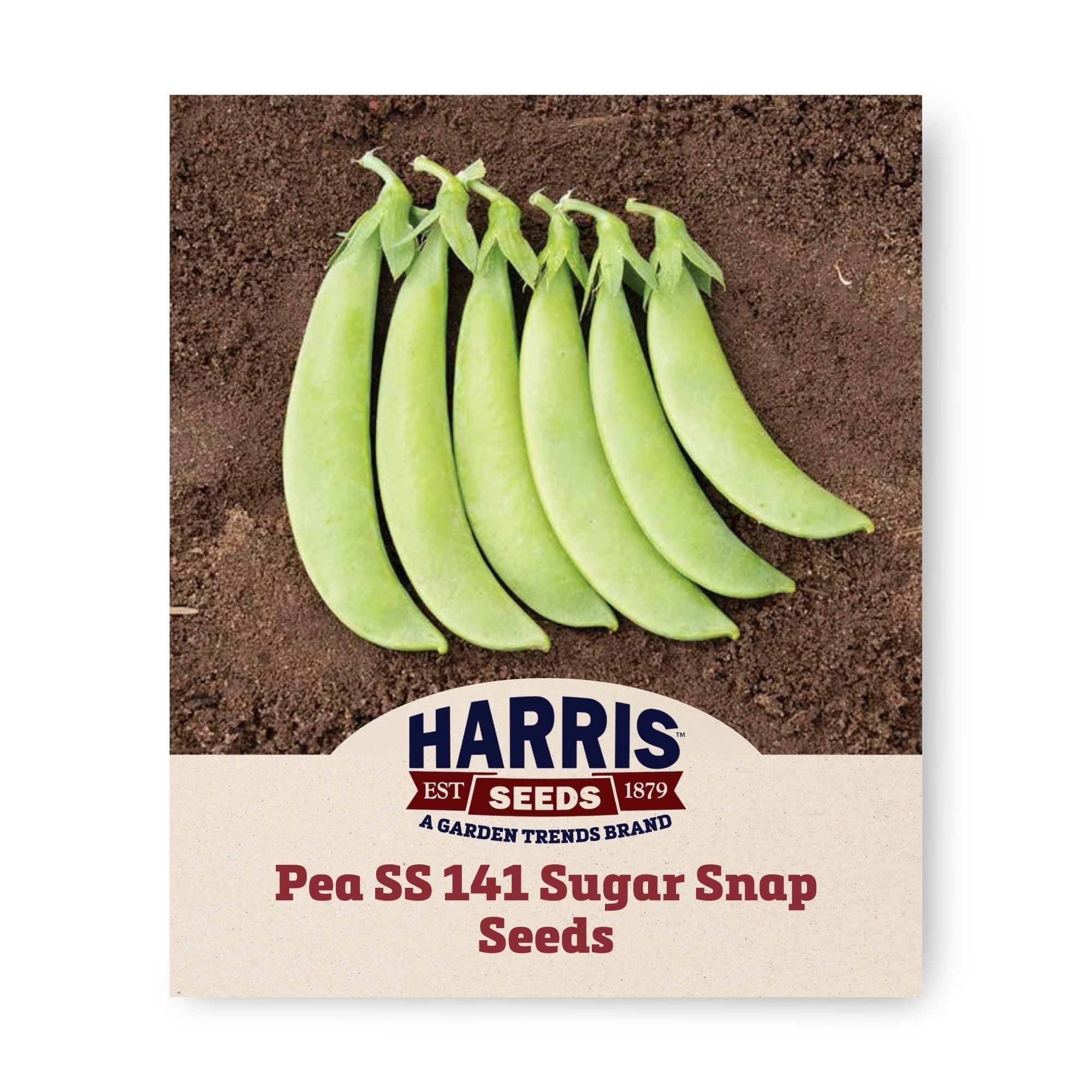 Harris Seeds - Pea SS 141 Sugar Snap Organic Seeds - Sweet - Fast ...