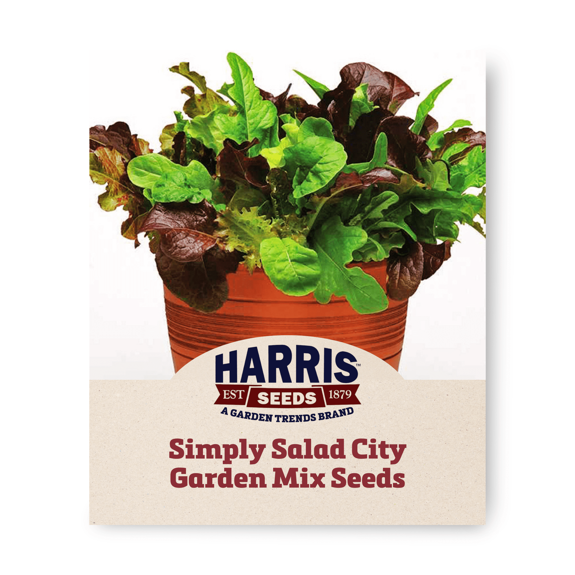 Harris Seeds - Simply Salad City Garden Mix Herb Seeds - 100 Multi ...